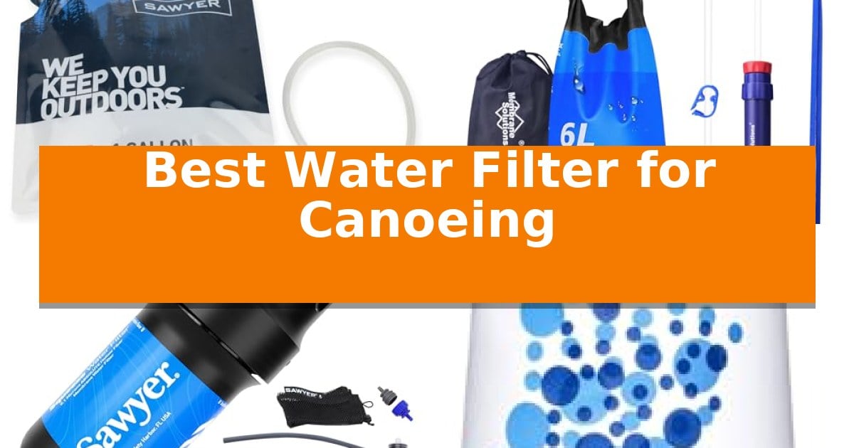 Best Water Filter for Canoeing in 2026: Gravity-Fed Systems for Groups ...